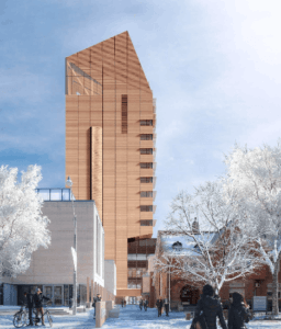 Project update on the Academic Wood Tower » UnitiWall Corporation